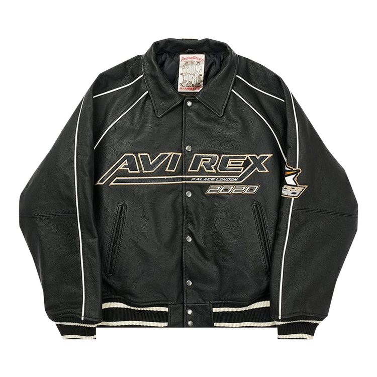 Buy Palace Avirex No Snakes Jacket 'Black' - P19JK200 | GOAT