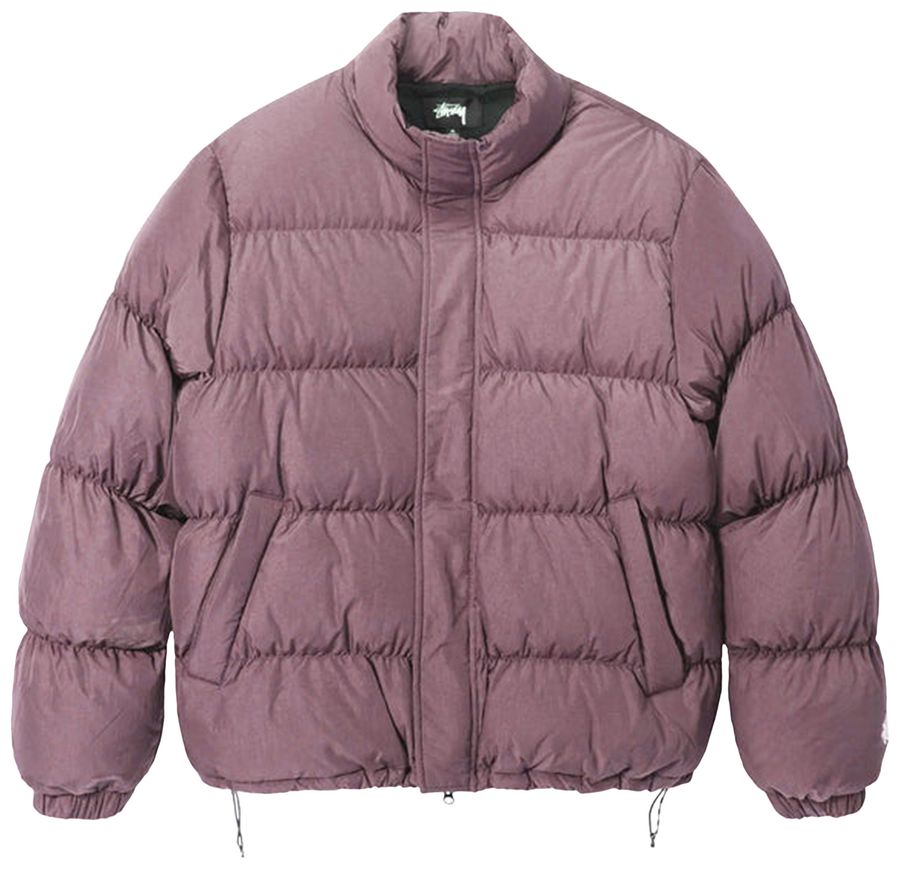 Buy Stussy Ripstop Down Puffer Jacket 'Rose' - 115656 ROSE | GOAT