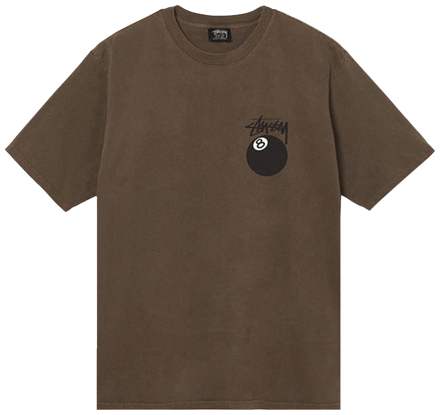 Buy Stussy 8 Ball Pigment Dyed Tee 'Coffee' - 1904864 COFF | GOAT