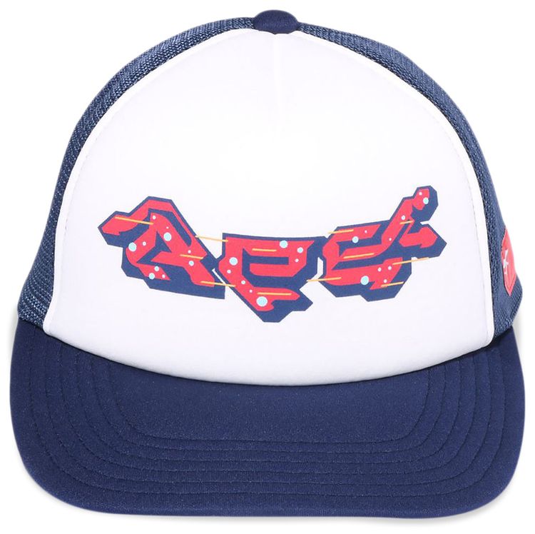 Buy BAPE Logo Mesh Cap 'Navy' - 1I30 180 015 NAVY | GOAT