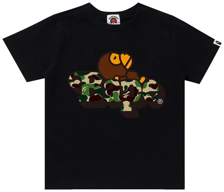 Buy Bape Abc Camo Milo On Big Ape Tee Blackgreen 2i30 110 001