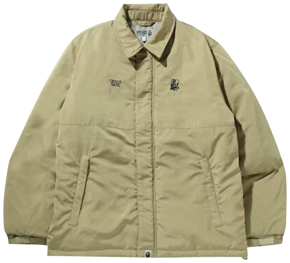 Buy BAPE Ursus Puffer Blouson Jacket 'Beige' - 1H70 140 006 BEIGE | GOAT