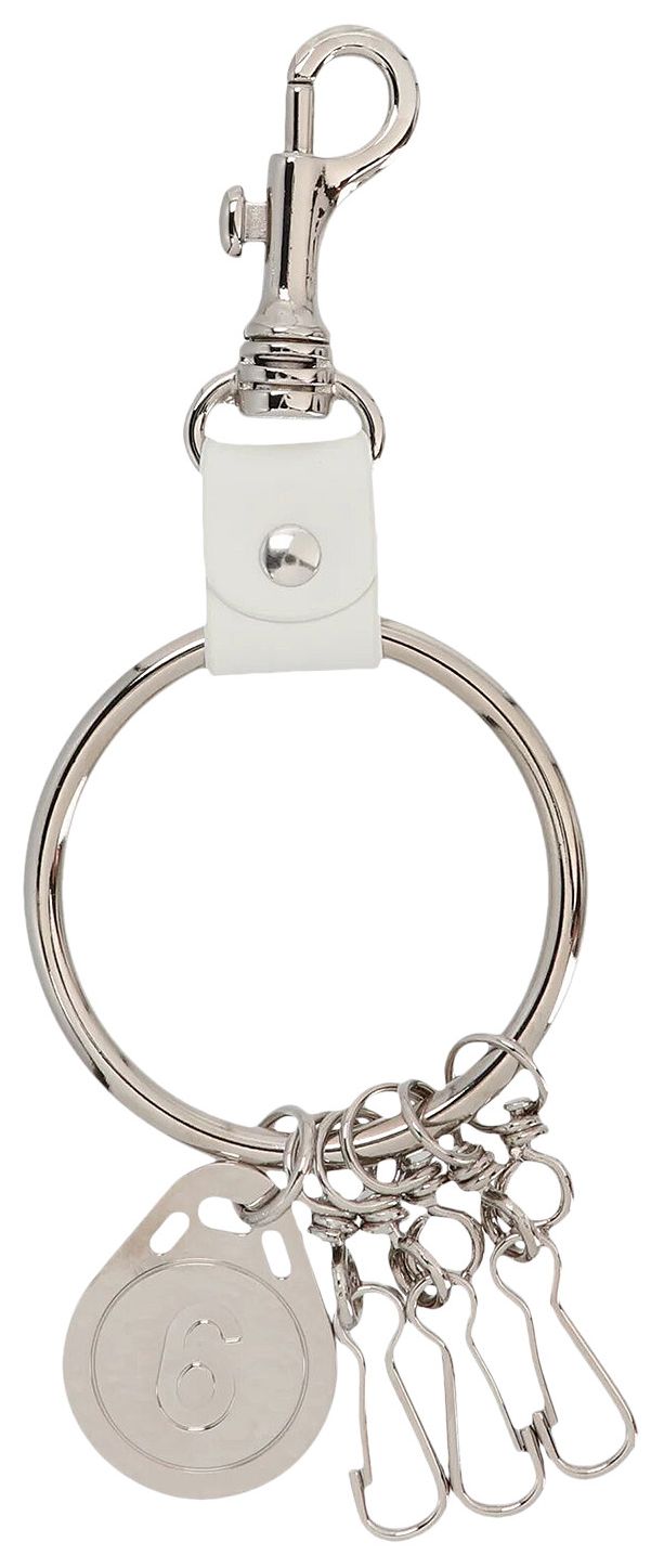 Buy MM6 Maison Margiela Key Ring 'Grey/Light Blue' - SM6UA0004 SV0170 ...