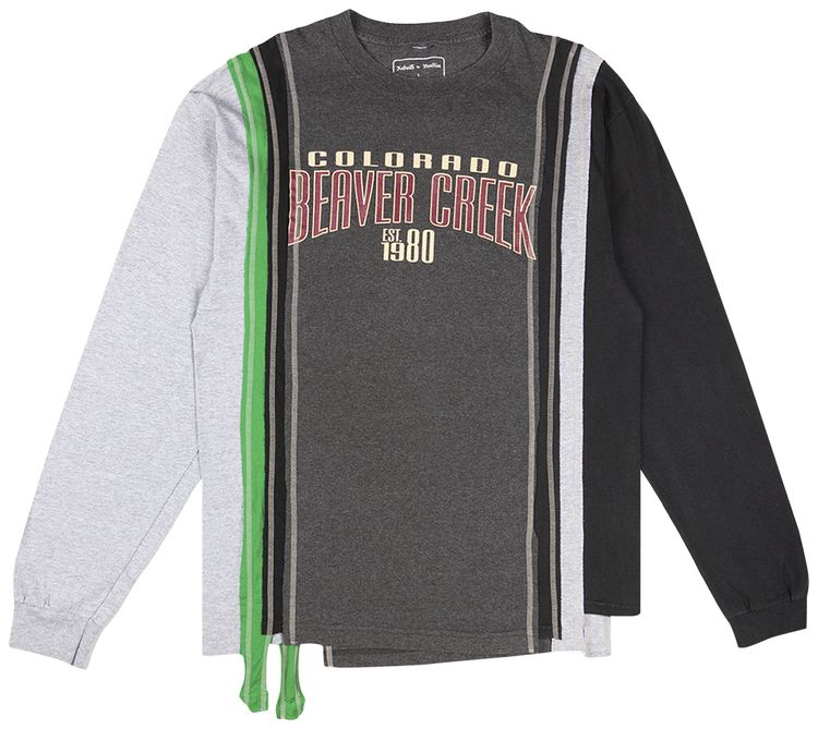 Buy Needles Rebuild 7 Cuts Long-Sleeve Tee 'Assorted' - LQ318 ASSO | GOAT