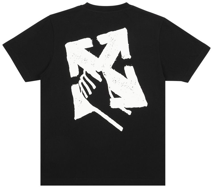 Buy Off White Hand Arrow Slim T Shirt Blackwhite