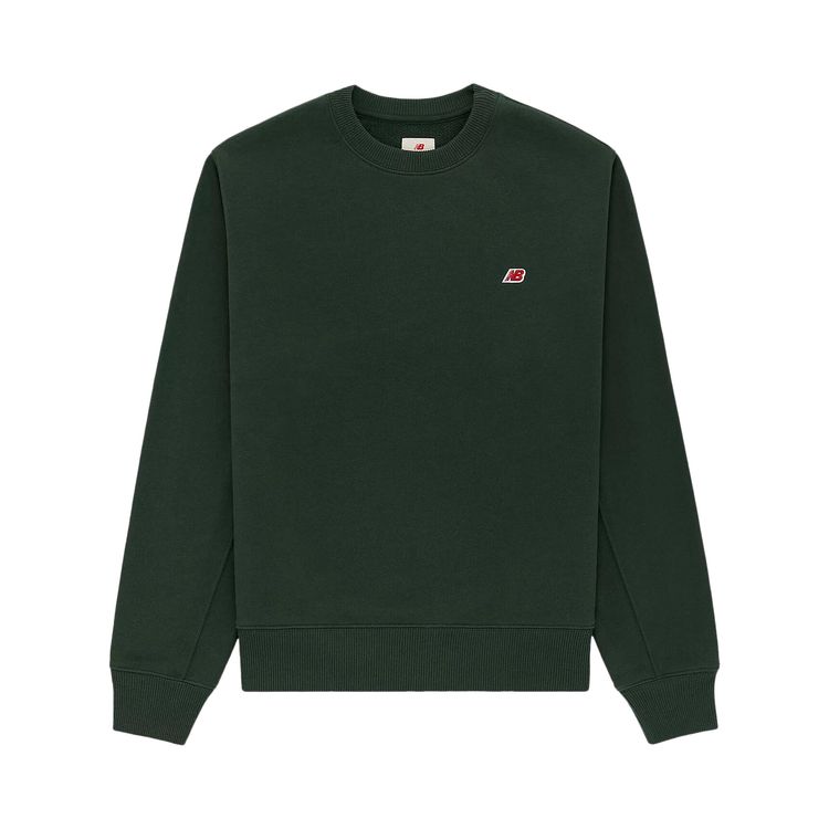 Buy New Balance Core Crewneck Sweatshirt 'Midnight Green' - MT21541MTN ...