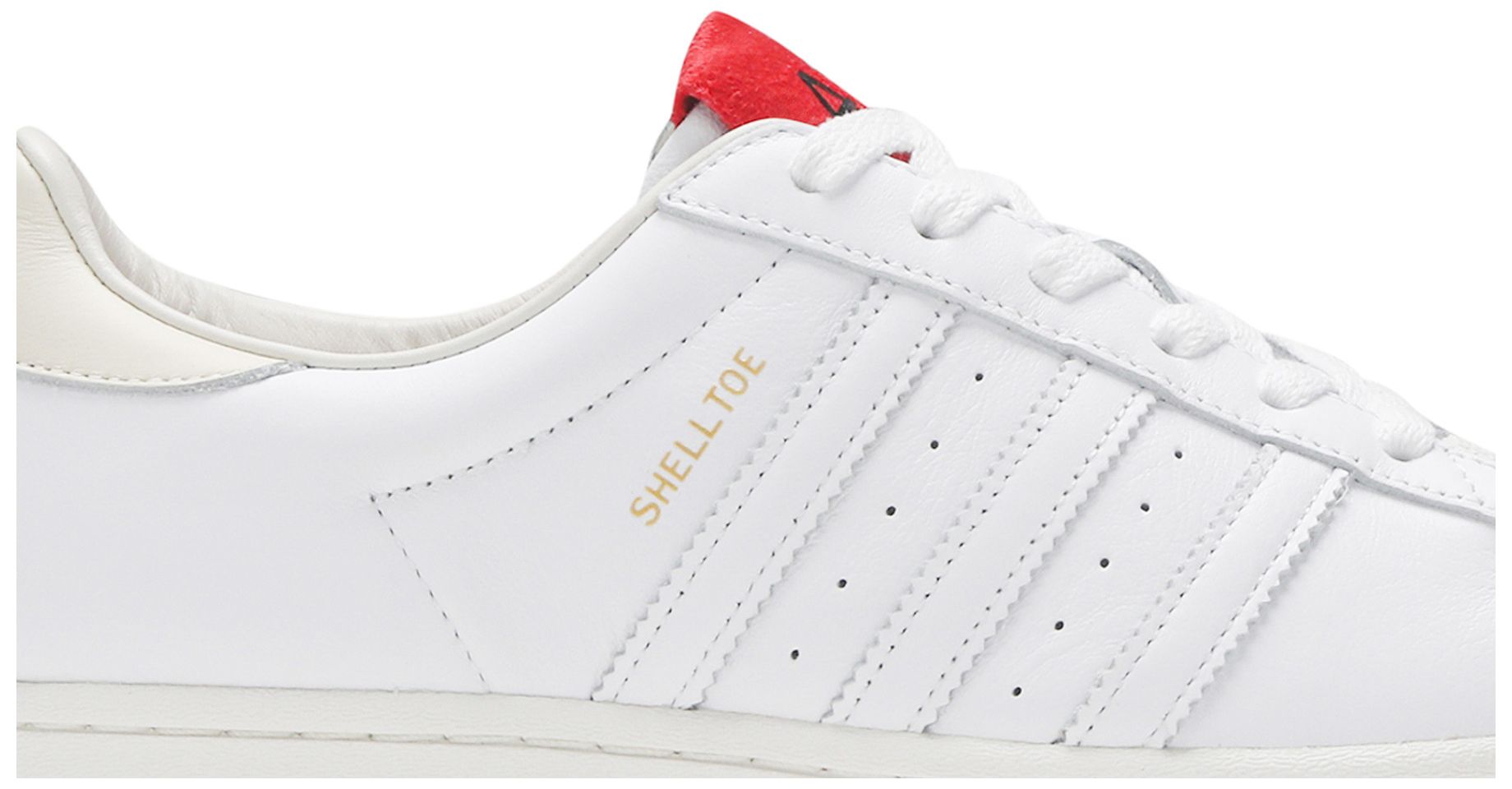 Buy 424 x adidas Superstar Shell Toe 'White Scarlet' - FW7624 | GOAT