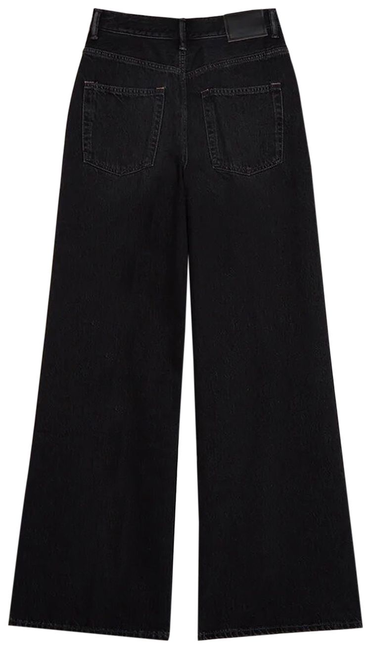 Buy Acne Studios Wide Leg Jean 'Vintage Black' - A00335 GOAT BLAC | GOAT