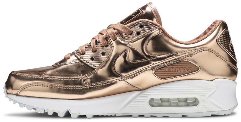 Buy Nike Wmns Air Max 90 'Metallic Pack - Rose Gold' - CQ6639 600 | GOAT