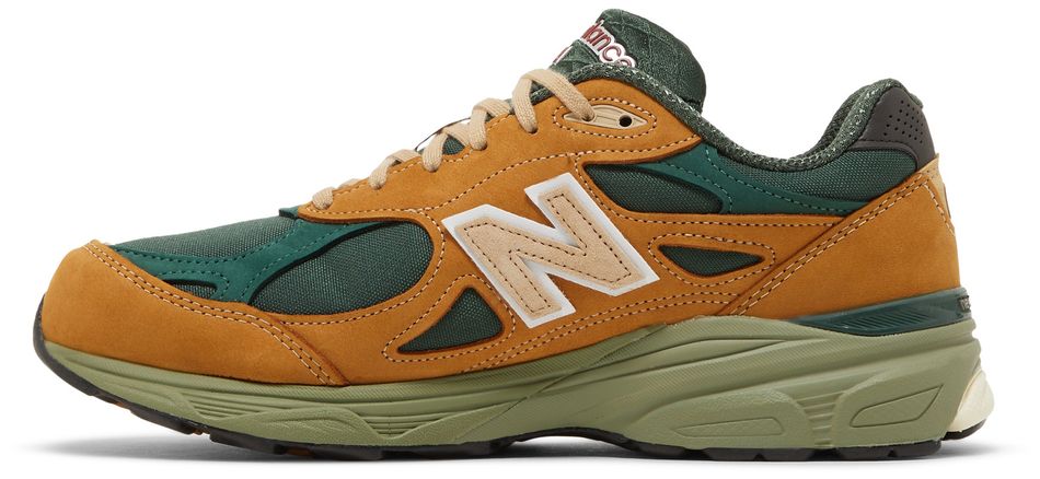 Buy Teddy Santis x New Balance 990v3 Made in USA 'Tan Green' - M990WG3 | GOAT