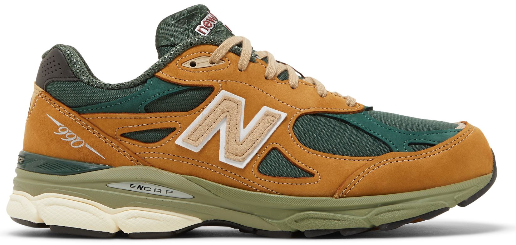 Buy Teddy Santis x New Balance 990v3 Made in USA 'Tan Green' - M990WG3 | GOAT