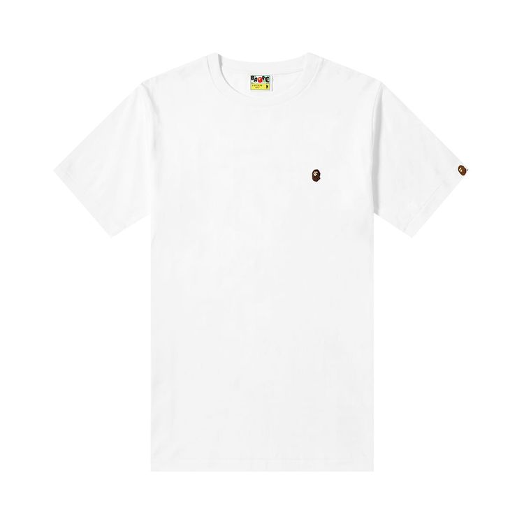 Buy BAPE Ape Head One Point Tee 'White' - 1I30 110 004 WHITE | GOAT