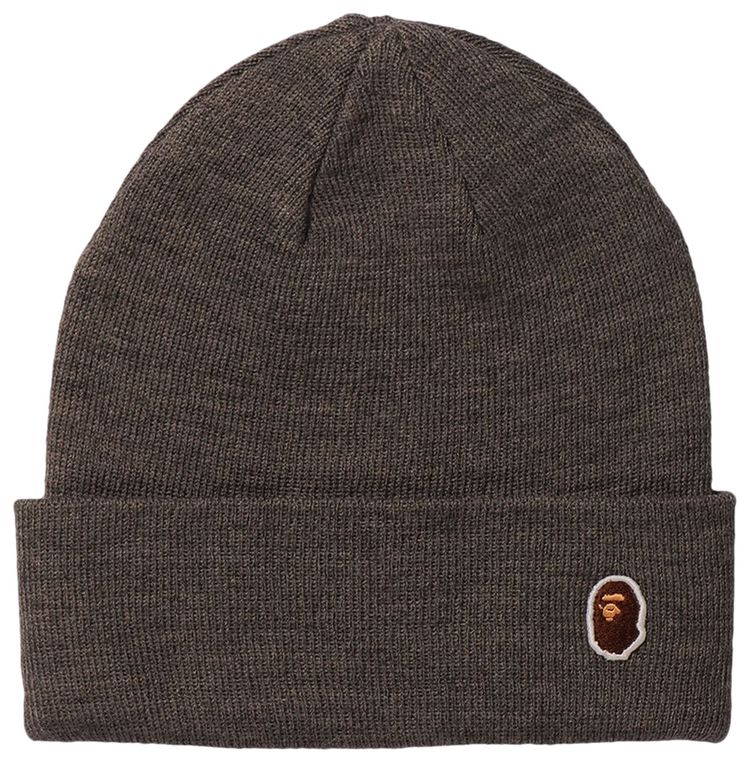 Buy BAPE Ape Head One Point Knit Cap 'Grey' - 1H80 180 017 GREY | GOAT AU