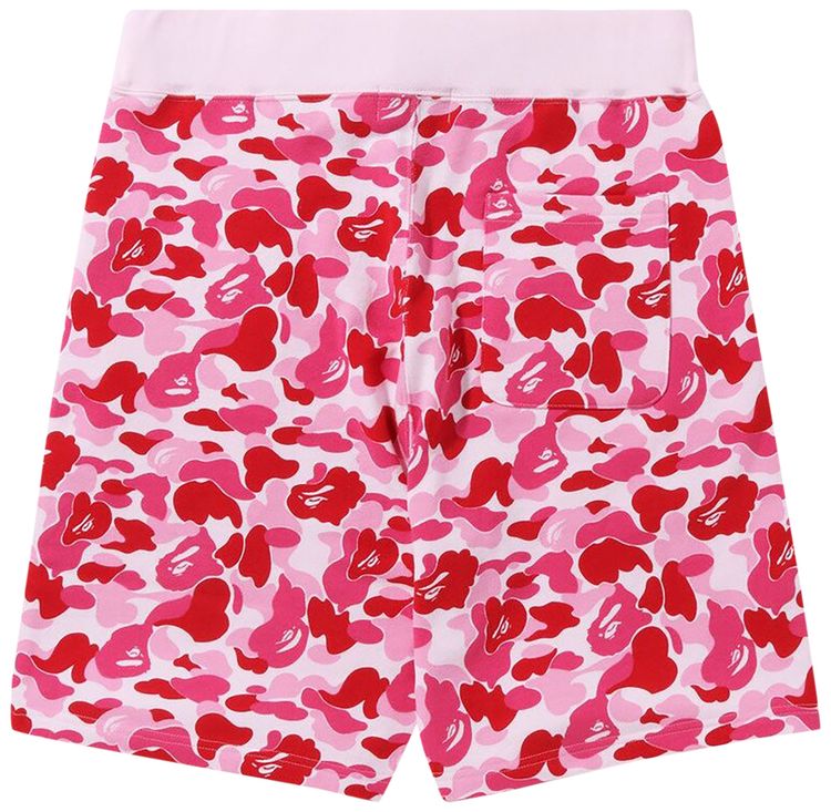 Buy BAPE ABC Camo Sweatshorts 'Pink' - 1I30 153 017 PINK | GOAT