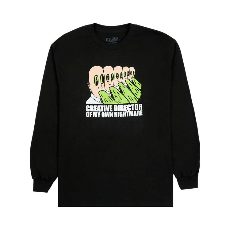 Buy Pleasures Vomit Long-Sleeve 'Black' - P22W065 BLAC | GOAT