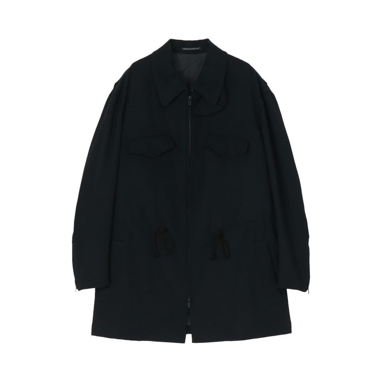 Buy Yohji Yamamoto Pour Homme Waist String Blouson 'Black' - HE Y01 106 | GOAT UK