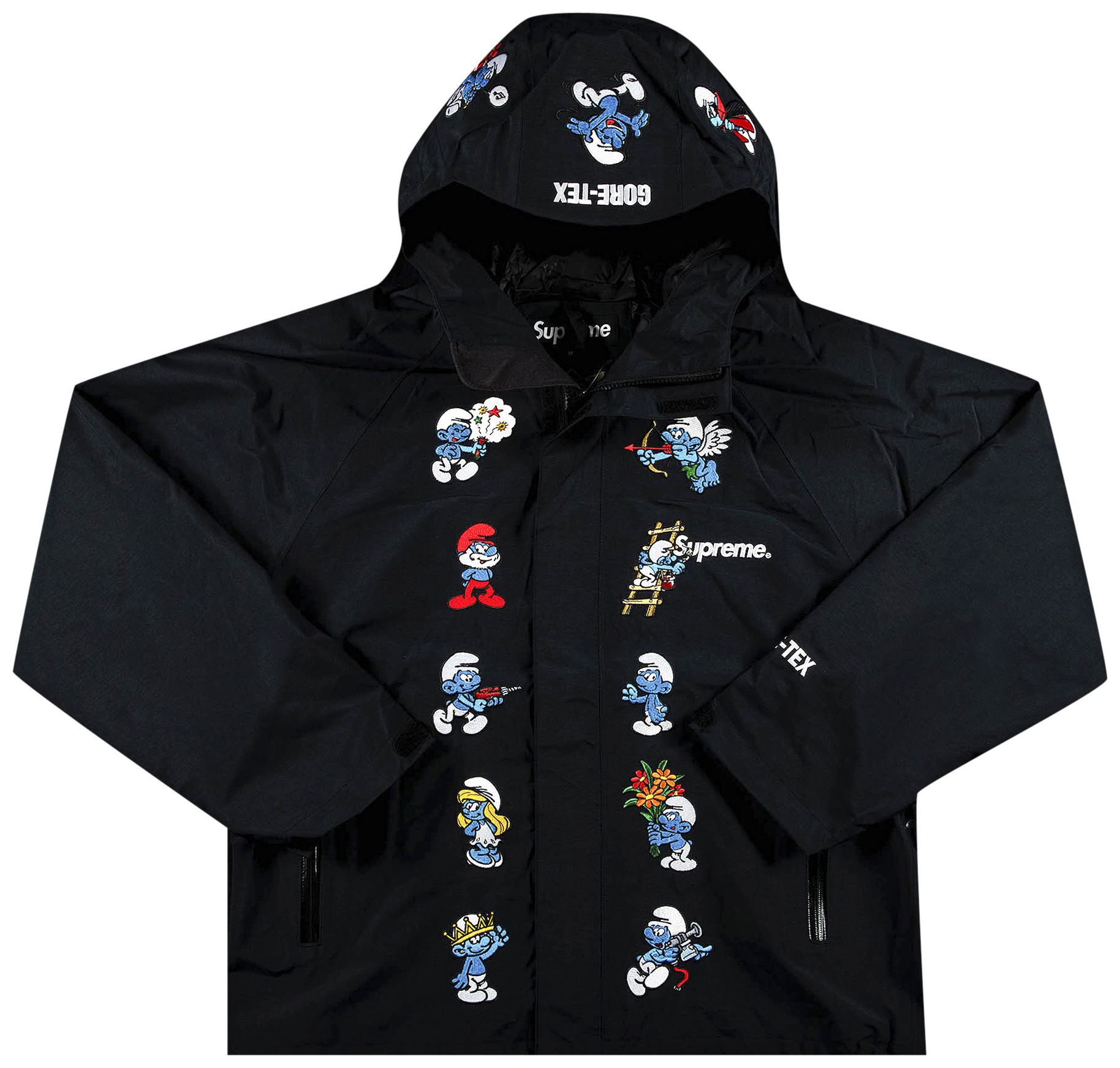 Buy Supreme x Smurfs GORE-TEX Shell Jacket 'Black' - FW20J7 BLACK | GOAT