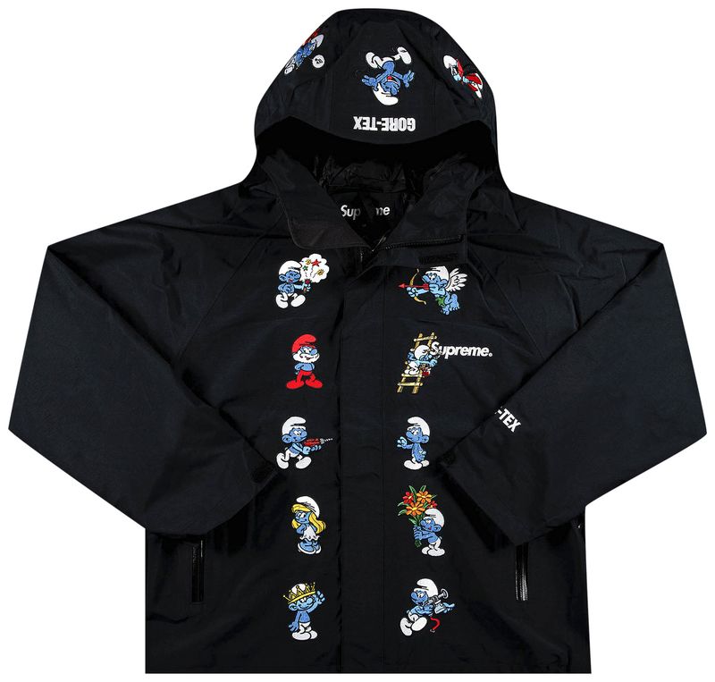 Buy Supreme x Smurfs GORE-TEX Shell Jacket 'Black' - FW20J7 BLACK | GOAT