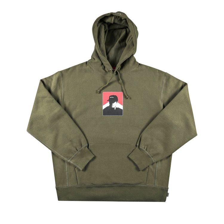 Buy Supreme Portrait Hooded Sweatshirt 'Dark Olive' - FW20SW86 DARK ...