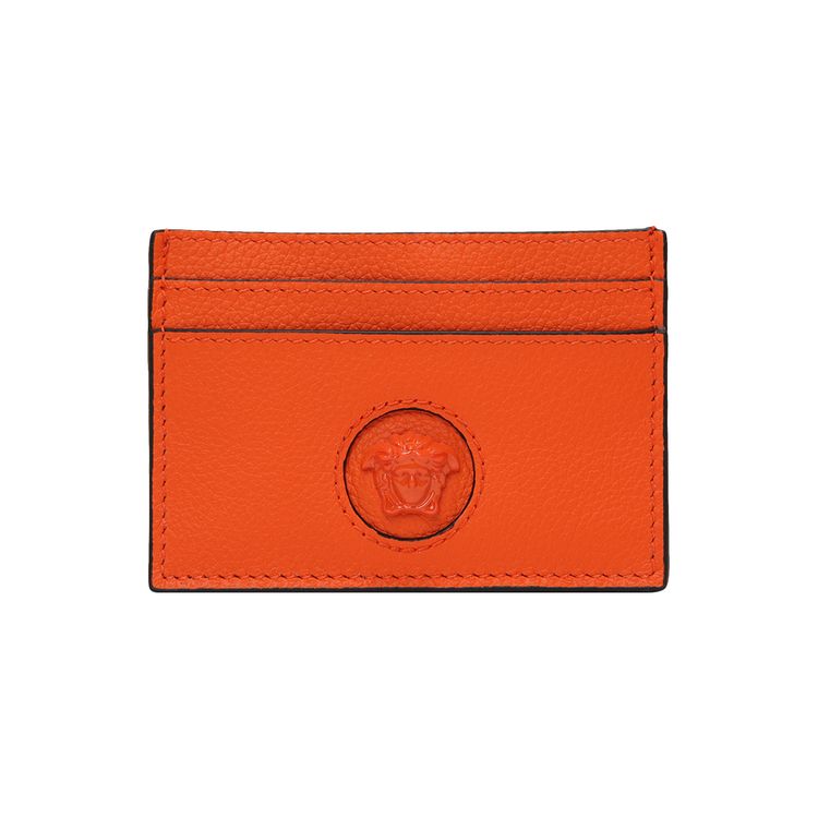 Buy Versace Card Case 'Orange/Versace Gold' - DP3I057 DVIT2T 1O55V | GOAT