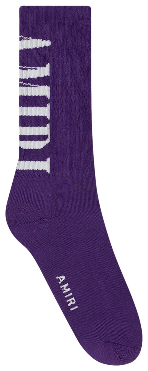 Buy Amiri Core Logo Sock 'Purple' - PS23MHR007 510 PURP | GOAT