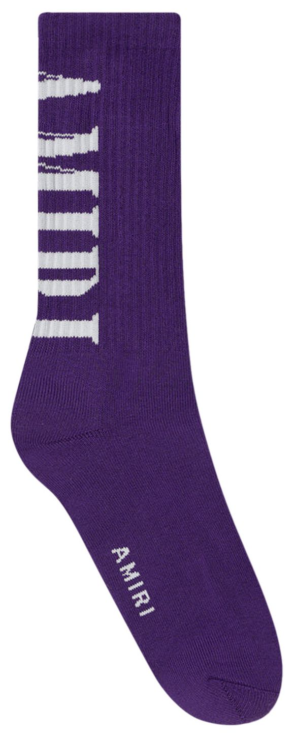 Buy Amiri Core Logo Sock 'Purple' - PS23MHR007 510 PURP | GOAT