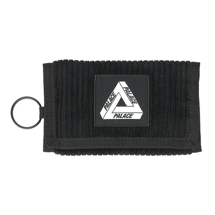 Buy Palace Corduroy Tri Wallet 'Black' - P23BAG007 | GOAT