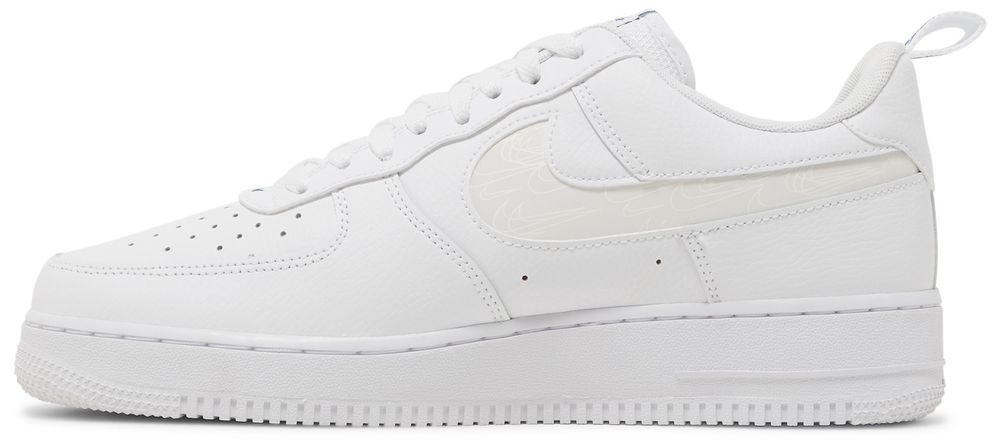 Buy Nike Air Force 1 '07 LV8 'Reflective Swoosh - White Dark Marina ...