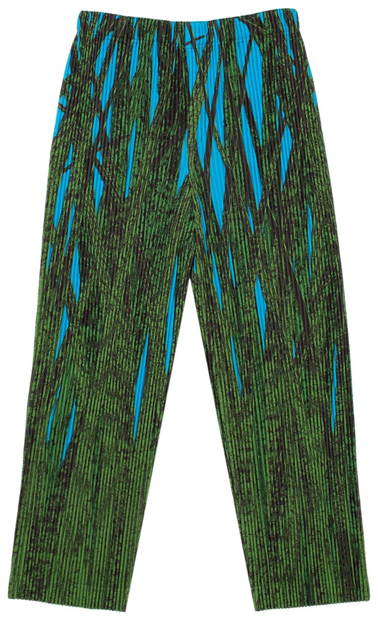 Buy Homme Plissé Issey Miyake Grass Field Pants 'Green' - HP36JF166 62 ...