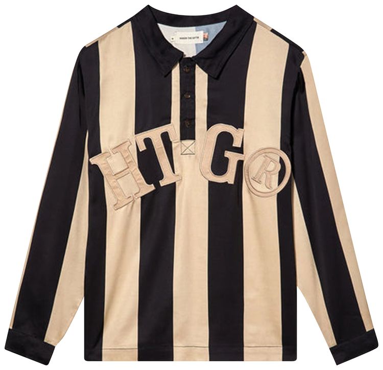 Buy Honor The Gift Stripe Rugby 'Black' - HTG220330 BLAC | GOAT