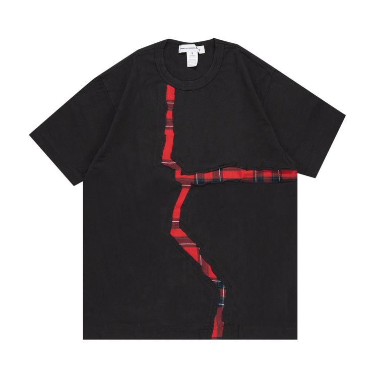 Buy Comme des Garçons SHIRT Tartan Tee 'Black' - FJ T007 051 2 | GOAT