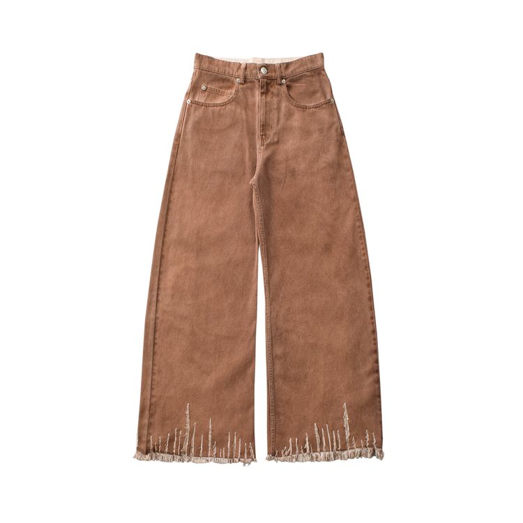Buy Marni Fabric Coated Pants 'Brown' - PUJU0060Y1USCU46FCM20 | GOAT