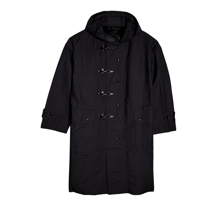 Buy Engineered Garments Cotton Double Cloth Oversized Fireman Coat ...