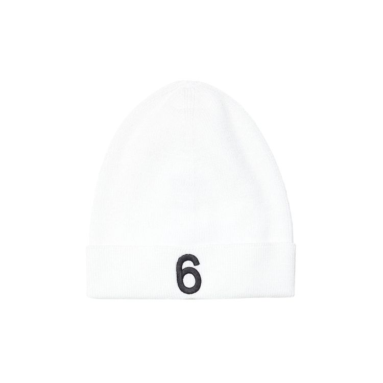 Buy MM6 Maison Margiela Kids Beanie 'White' - M60279 MM061 M6100 | GOAT