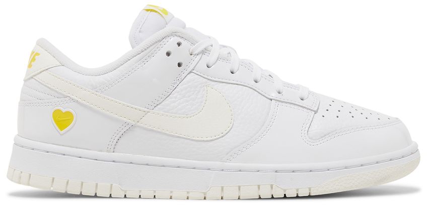 Buy Nike Wmns Dunk Low 'Valentine's Day - Yellow Heart' - FD0803 100 | GOAT