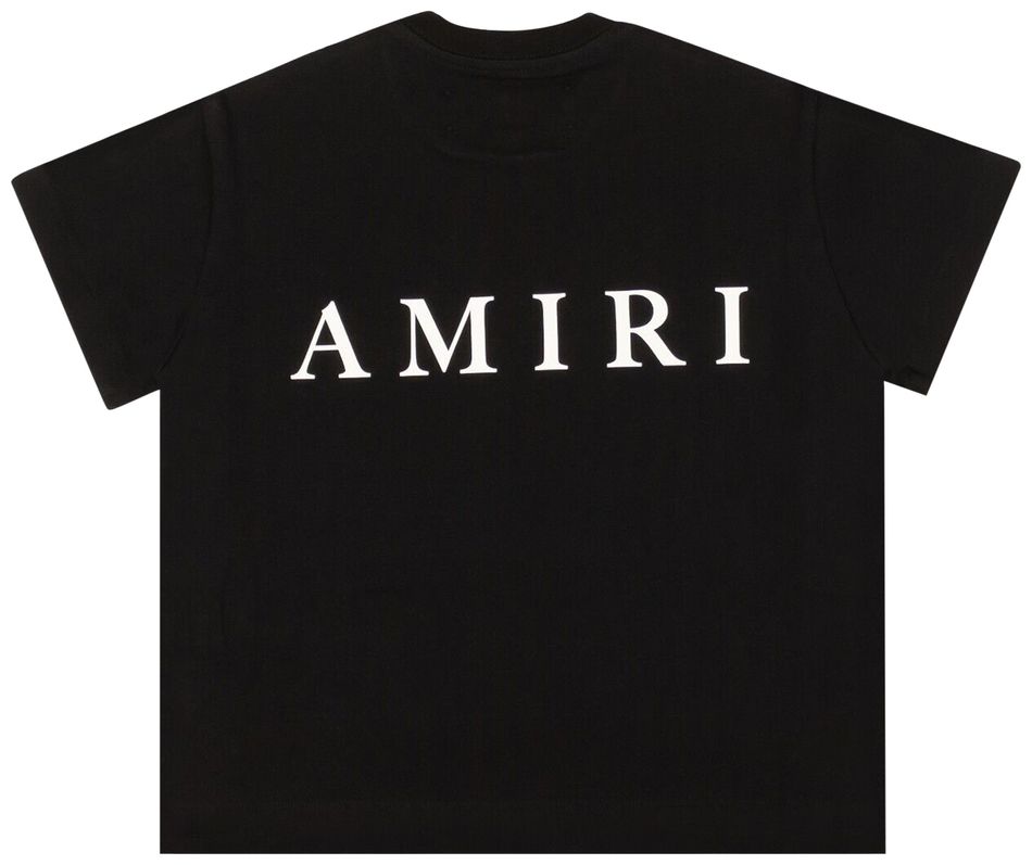 Buy Amiri MA Short-Sleeve Logo T-Shirt 'Black' - PF22KJL012 001 BLAC | GOAT
