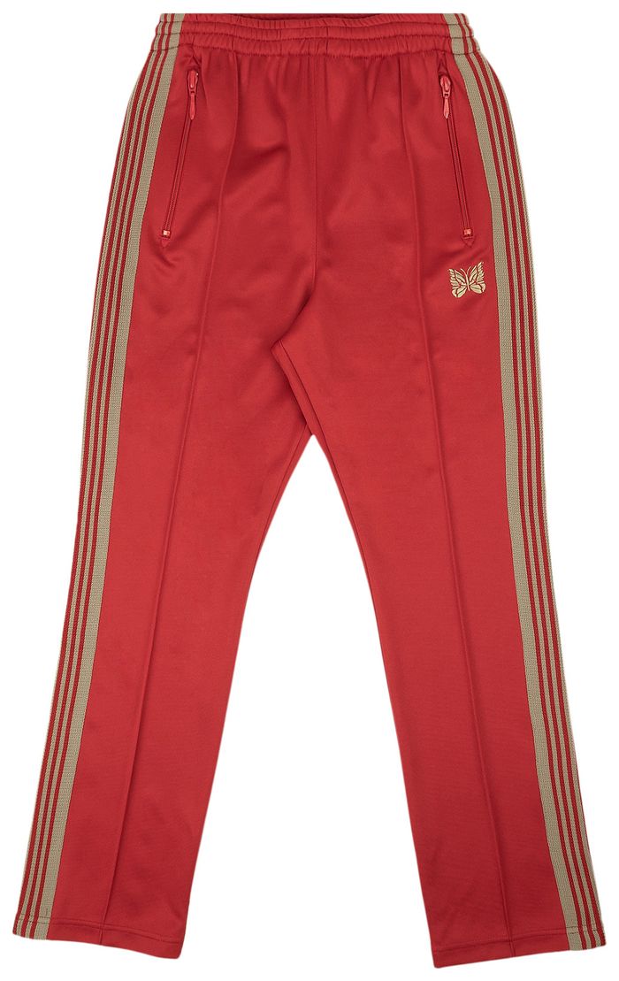 Buy Needles Narrow Smooth Track Pants 'Red' - KP221C RED | GOAT AU