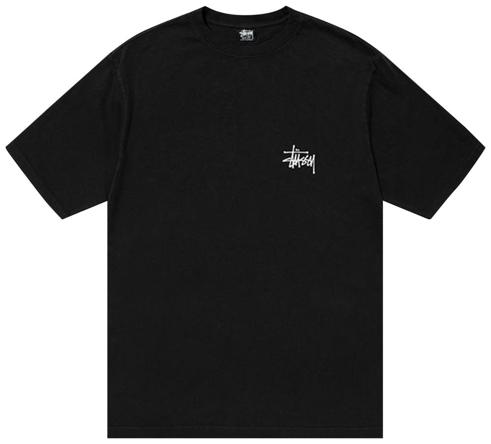 Buy Stussy Fallen Angel Pigment Dyed Tee 'Black' - 1904957US BLAC | GOAT