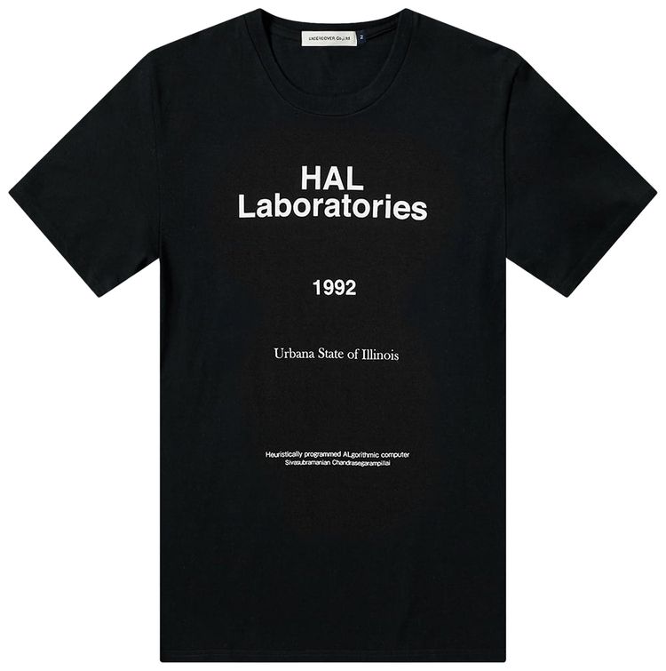 Buy Undercover Space Odyssey Hal Laboratories T-Shirt 'Black' - UCV3815 ...
