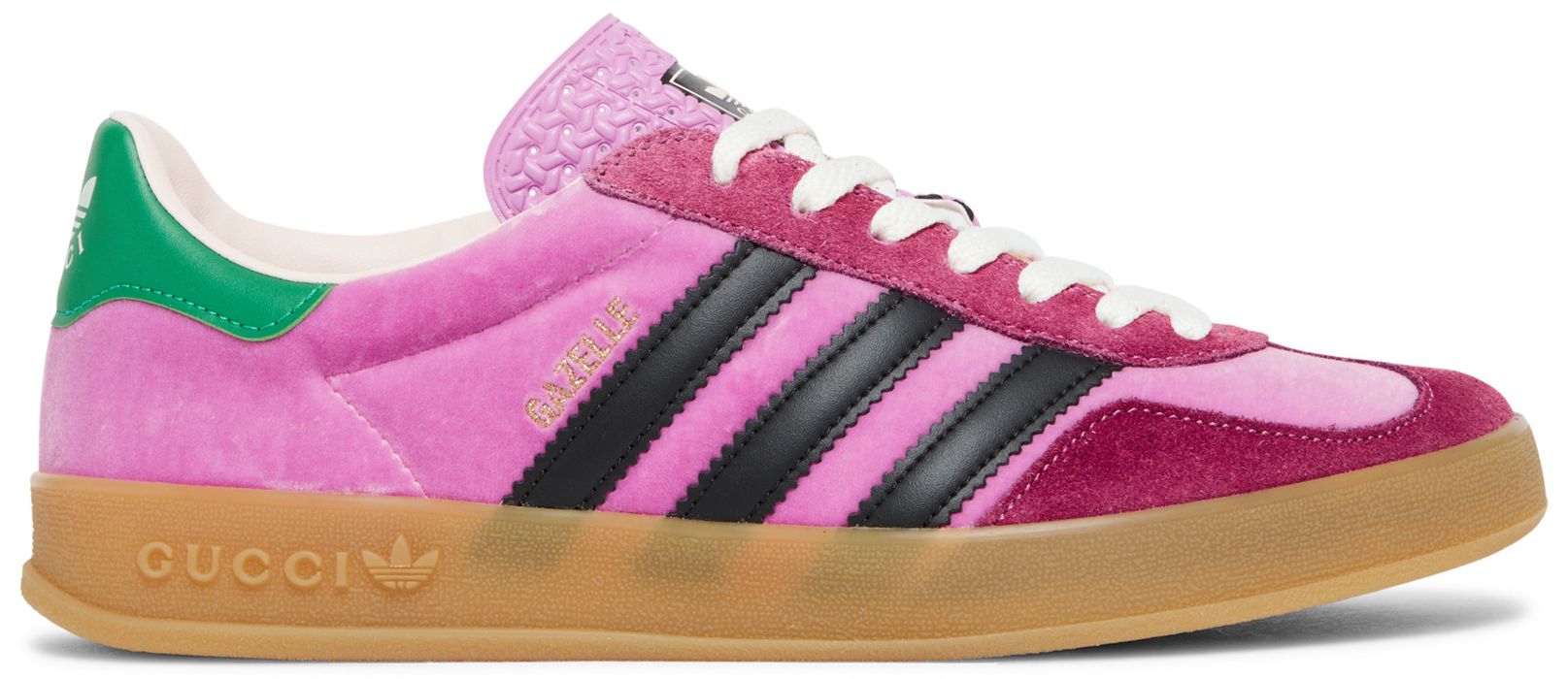 Buy Gucci x Gazelle 'Pink Velvet' - HQ8852 | GOAT