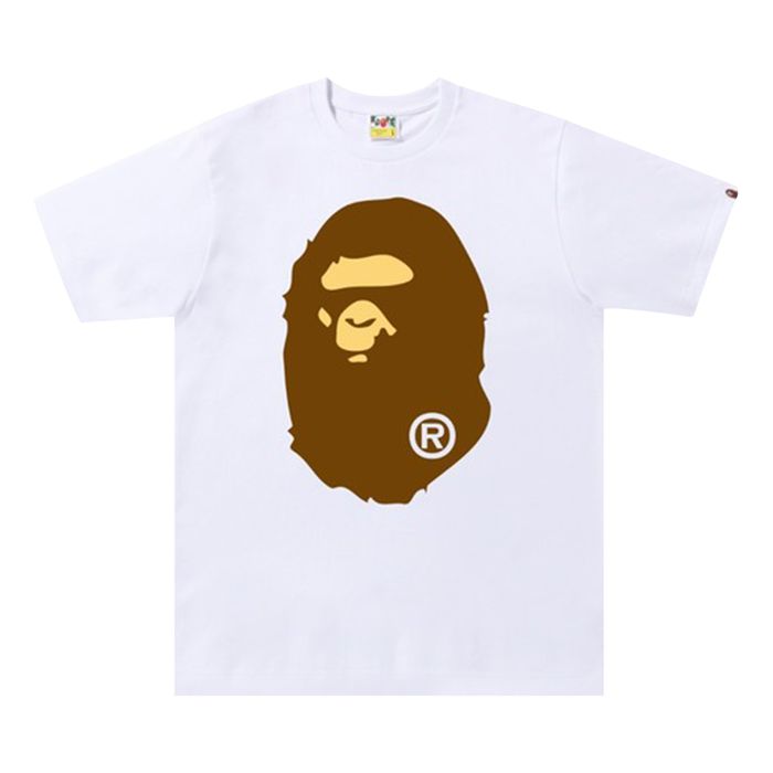 Buy BAPE Big Ape Head Tee 'White' - 1I80 110 003 WHITE | GOAT