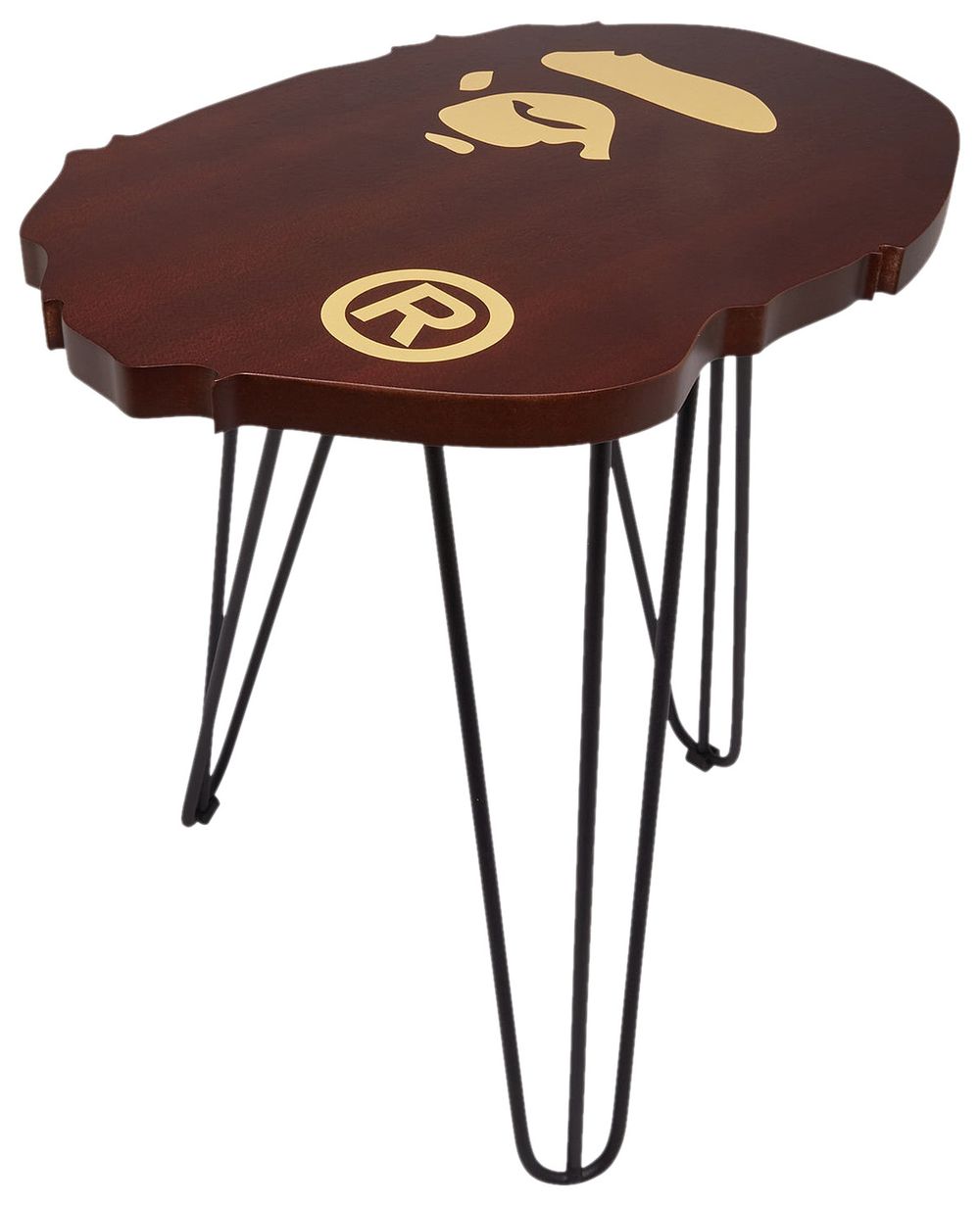 Buy BAPE Ape Head Side Table 'Brown' - 1I80 192 010 BROWN | GOAT