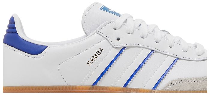 Buy Adidas Samba 'White Lucid Blue' - IG2339 | GOAT
