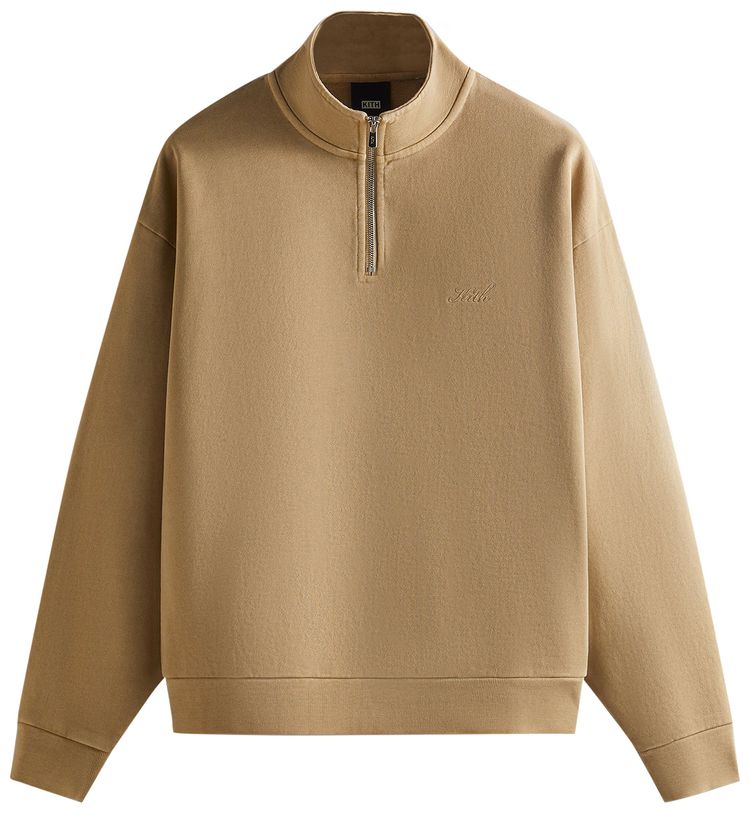 Buy Kith Nelson Quarter Zip 'Birch' - KHM031059 218 | GOAT