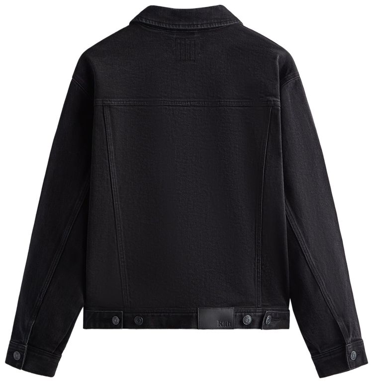 Buy Kith Centre Denim Jacket 'Black' - KHM010270 001 | GOAT