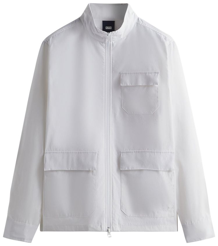 Buy Kith Zip Front Lawton Jacket 'White' - KHM010267 101 | GOAT