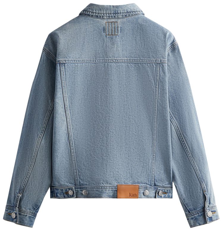 Buy Kith Centre Denim Jacket 'Light Indigo' - KHM010269 415 | GOAT