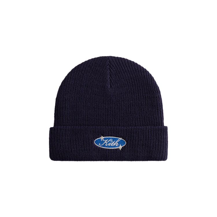 Buy Kith Clean Script Acrylic Beanie 'Nocturnal' - KHM050279 413 | GOAT
