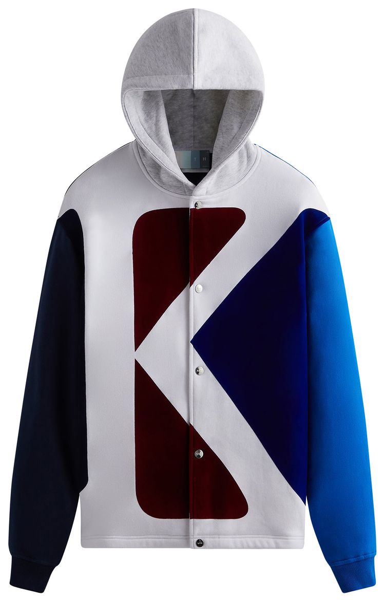 Buy Kith Initial K Hooded Coaches Jacket 'Nocturnal' - KHM010254 413 | GOAT