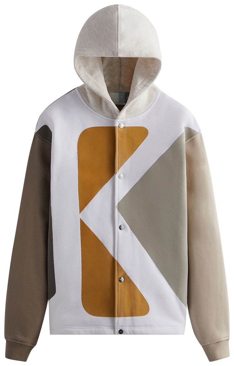Buy Kith Initial K Hooded Coaches Jacket 'Ashlar' - KHM010254 273 | GOAT